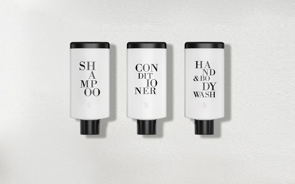 Squeezable Dispenser Pro Wall Mounted Hotel Shower Dispenser